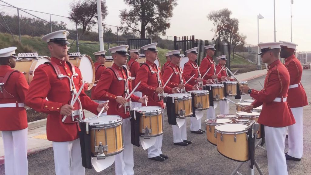 USMC Drum & Bugle Corps Drumline 2018 - LotHype.com