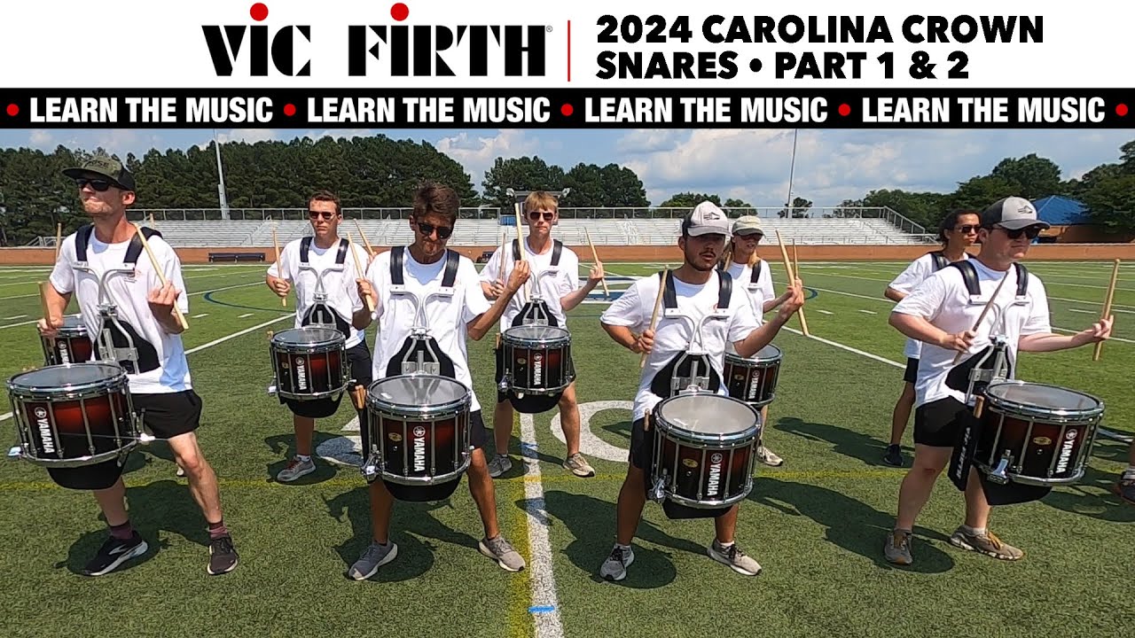 LEARN THE MUSIC | 2024 Boston Crusaders Snare Line | PART 1 - LotHype.com